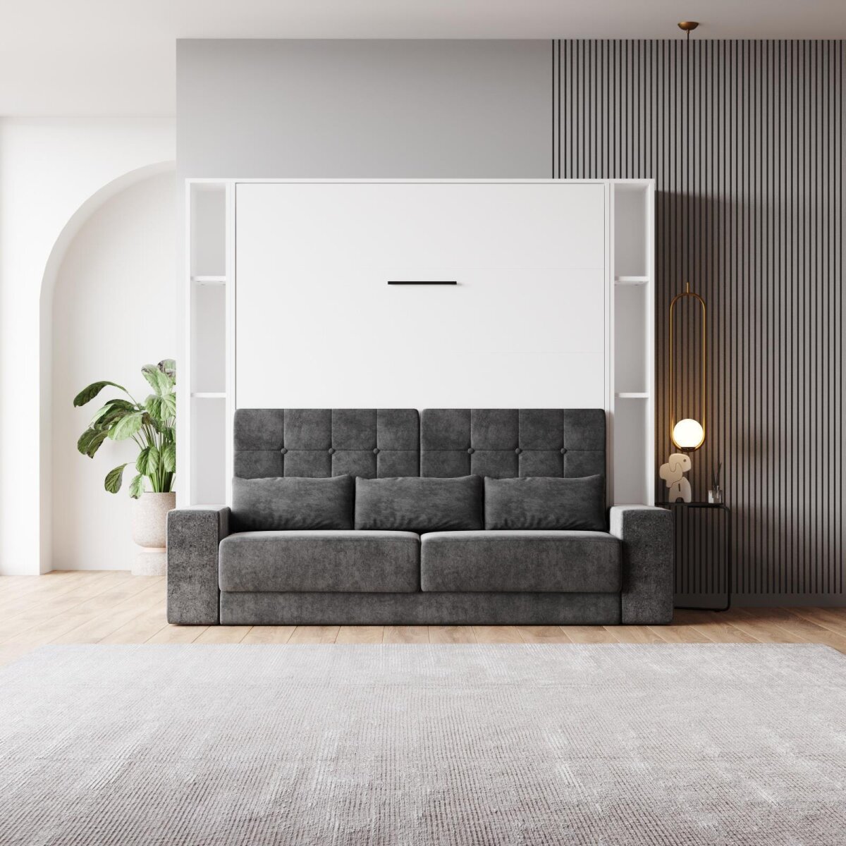 Postschrankbett Mit Sofa