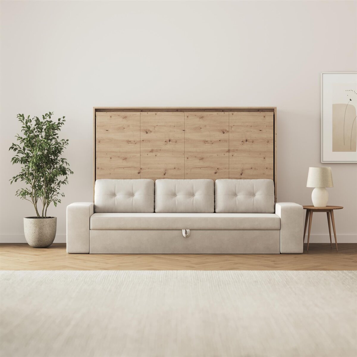 Postschrankbett Mit Sofa